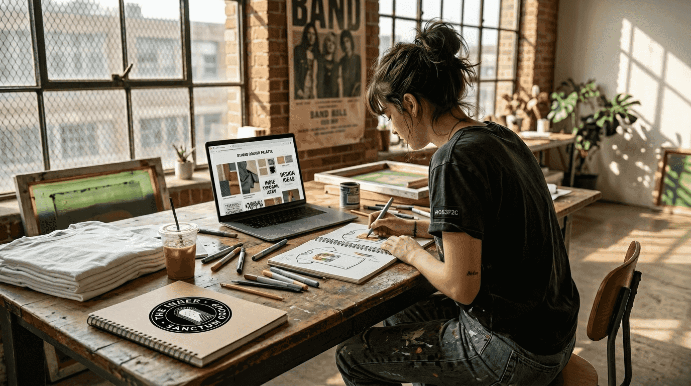 Master the design process for indie artist merch in 2026 – The Inner ...