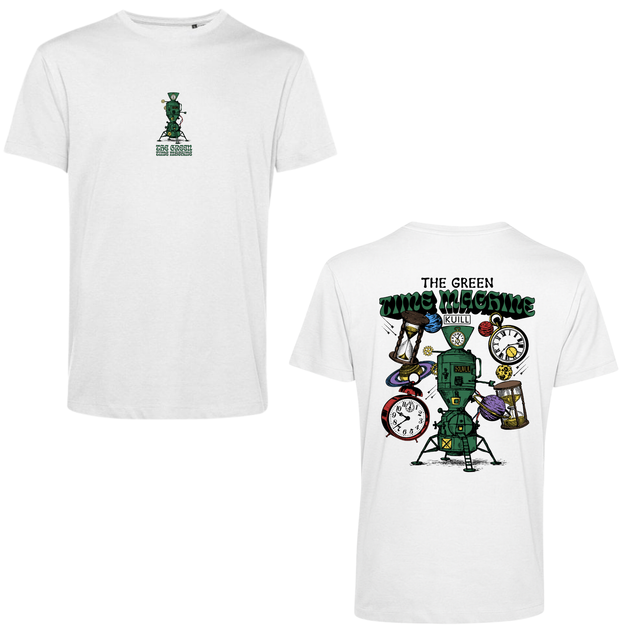 Kuill – The Green Time Machine T-Shirt – The Inner Sanctum Group